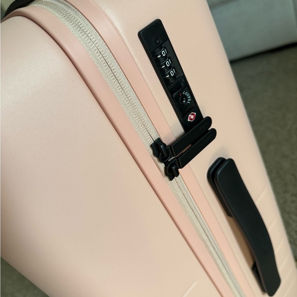 Bags | Brand New Monos Carry On Plus Suitcase In Rose Quartz | Poshmark